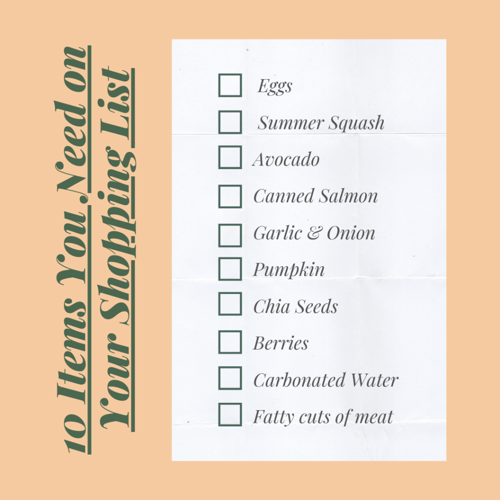 Top 10 Items That Belong On Your Shopping List – SpineAlign